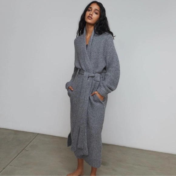 lunya | Intimates & Sleepwear | Lunya Chunky Wool Serene Gray Cardigan ...